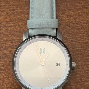 MVMT | Accessories | Mvmt Stainless Steel Womens Watch With Light Blue ...